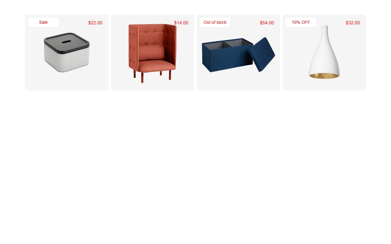 Bootstrap 5 ecommerce category product list with hover… | GoSnippets