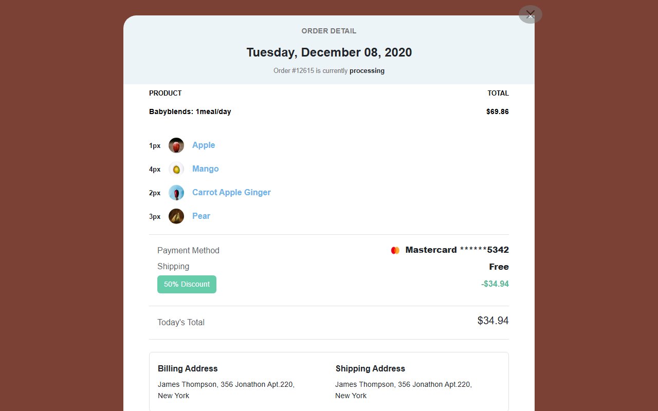 Bootstrap 5 ecommerce order details with payment and order… | GoSnippets