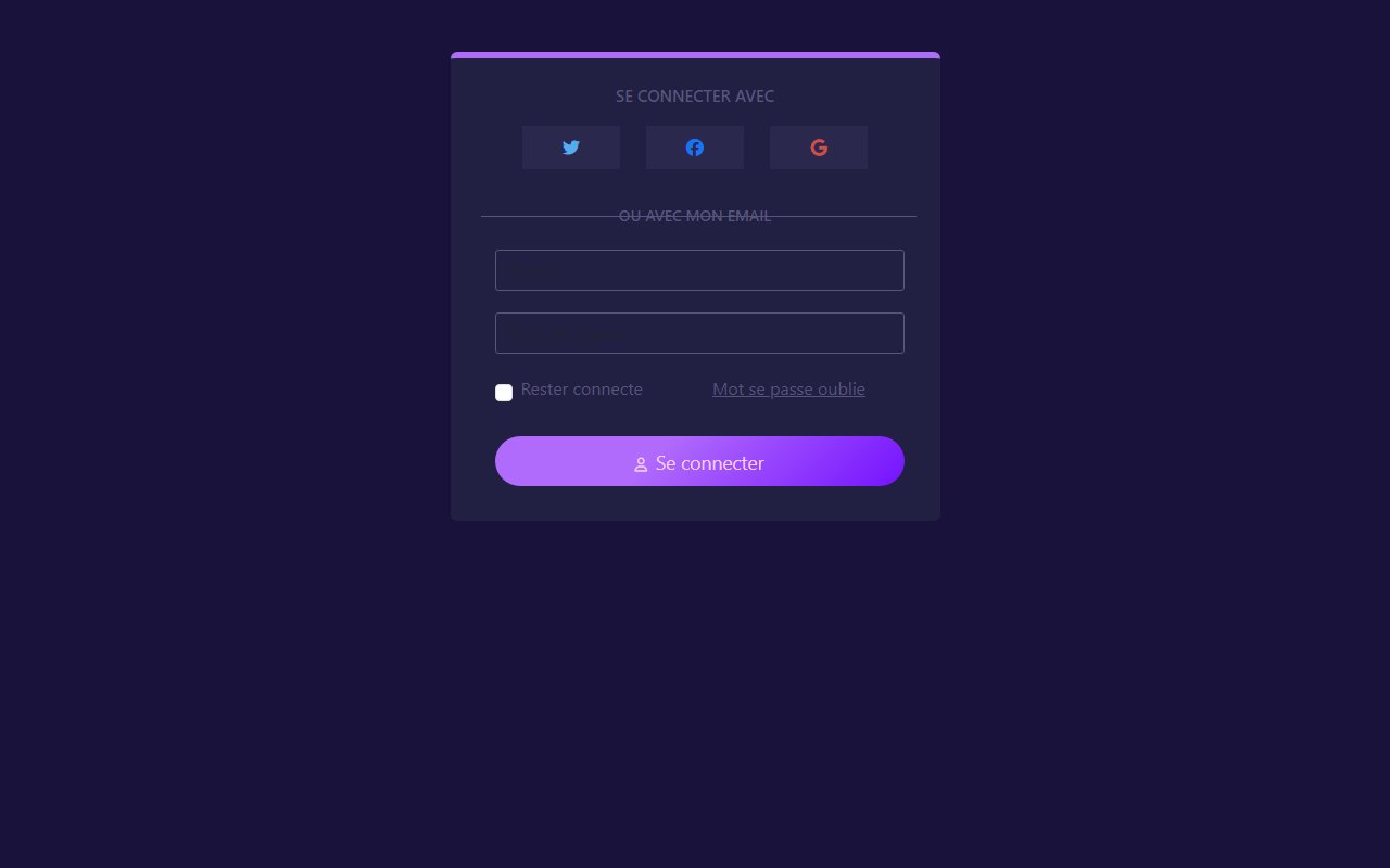 Bootstrap 5 Login form with social buttons | GoSnippets