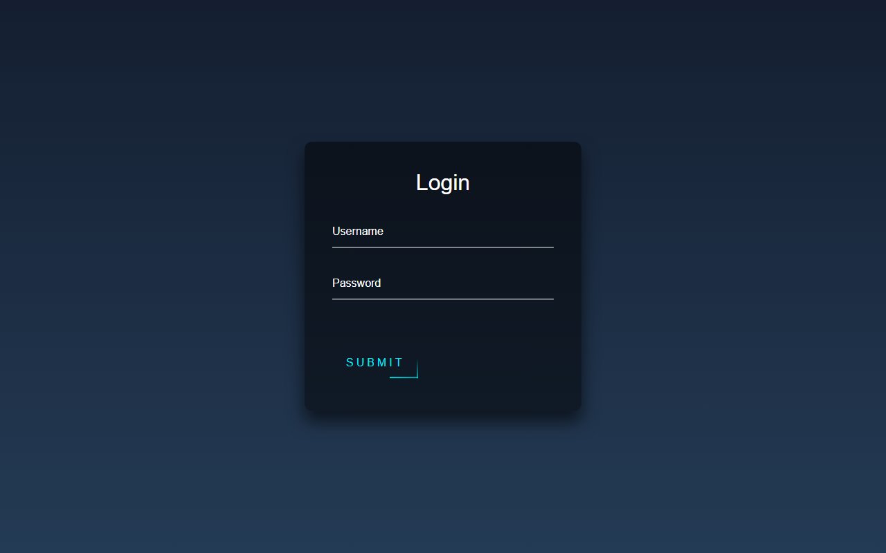 Login Form with floating placeholder and light button… | GoSnippets